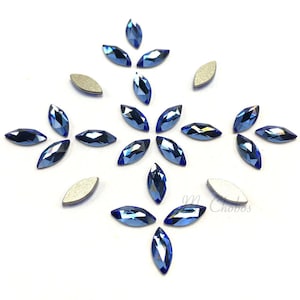 8 Swarovski 2201 Marquise Navette Crystal Flatback 8x3.5mm - Etsy