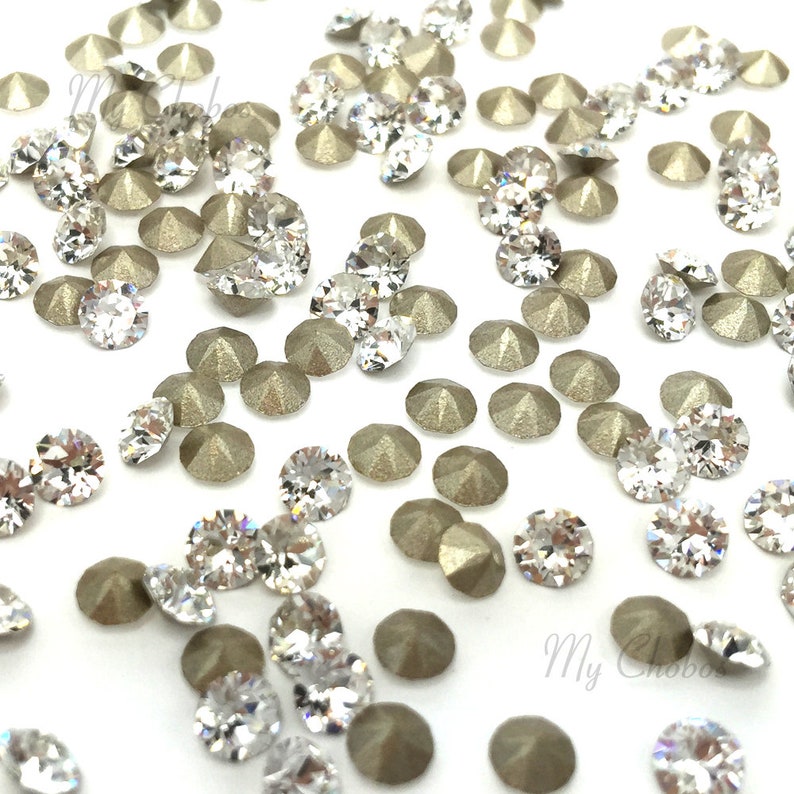 Factory Pack Swarovski 1088 XIRIUS Chaton Pointed Back Round ...