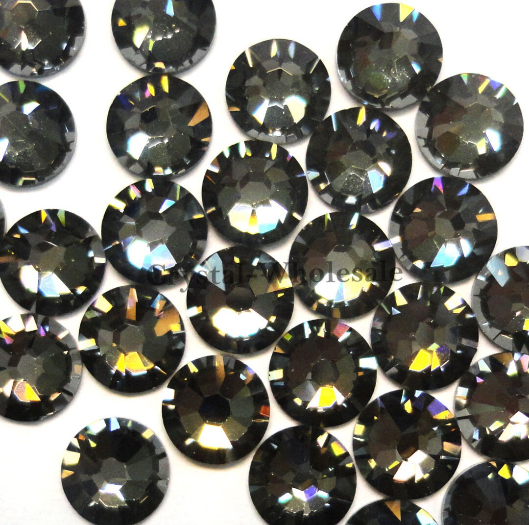 Crystal Silver Night 001 SINI Swarovski 2088 XIRIUS 34ss Flatbacks No ...
