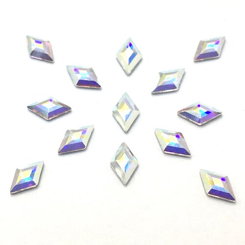 Swarovski Crystals Fancy PEAR Shape Flat Back Crystal Ab - Etsy