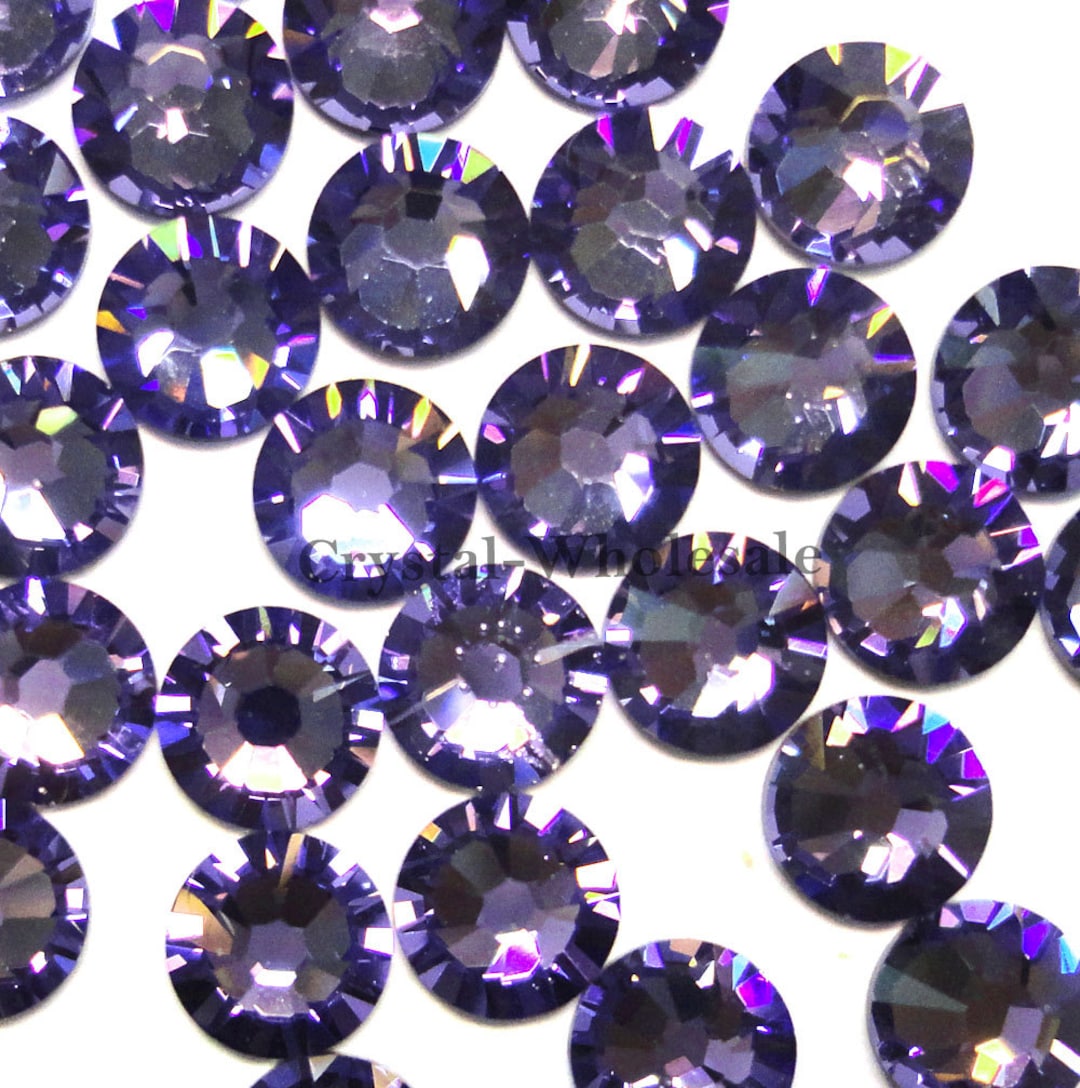 Tanzanite 539 Swarovski 2088 XIRIUS 34ss Crystal Flatback No-hotfix ...