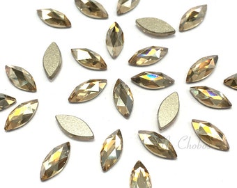 1440pcs Clear Crystal Flat Back Round Crystal Rhinestones Flatback ...