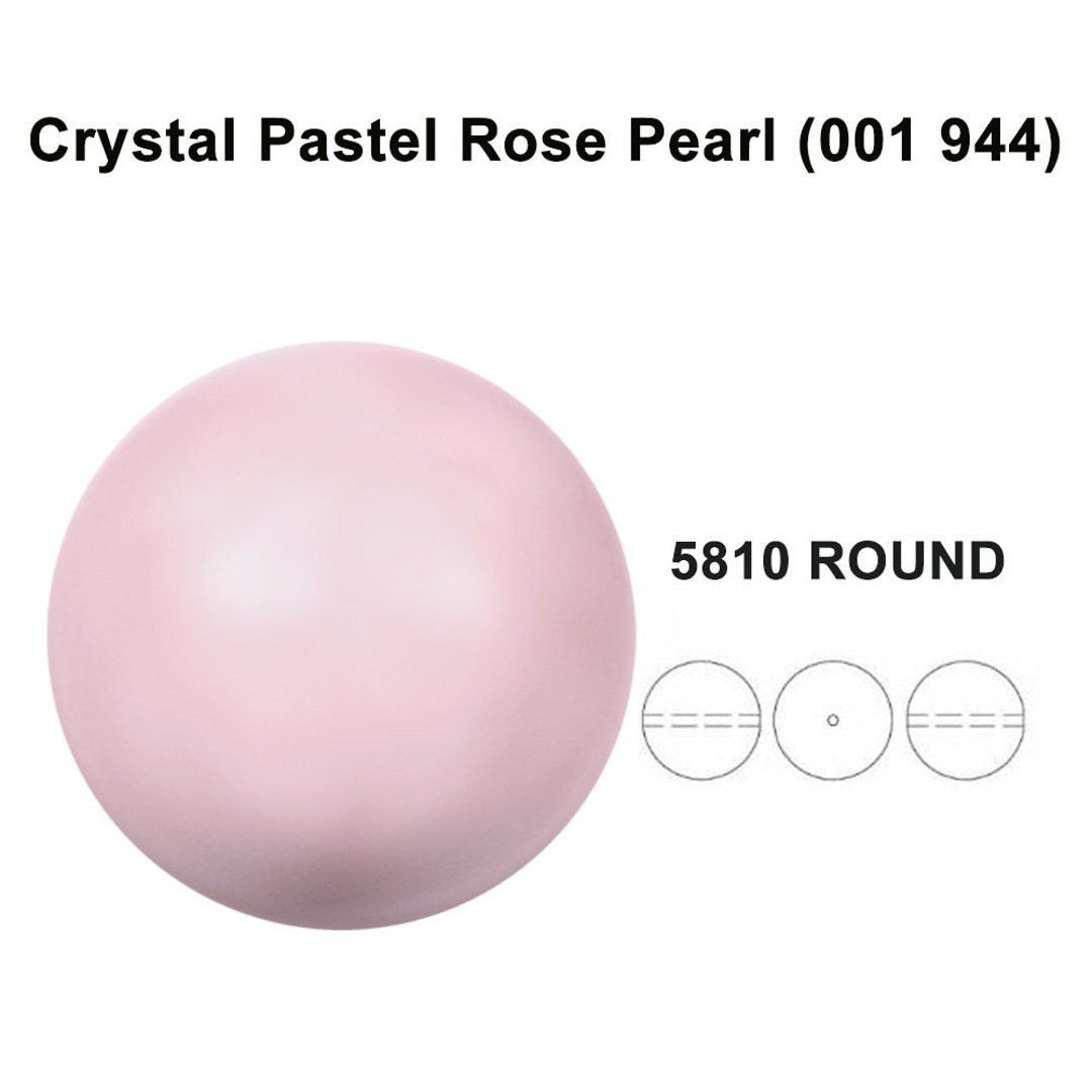 Crystal Pastel Rose (001 944) Baby Pink Genuine Swarovski 5810 Pearls ...