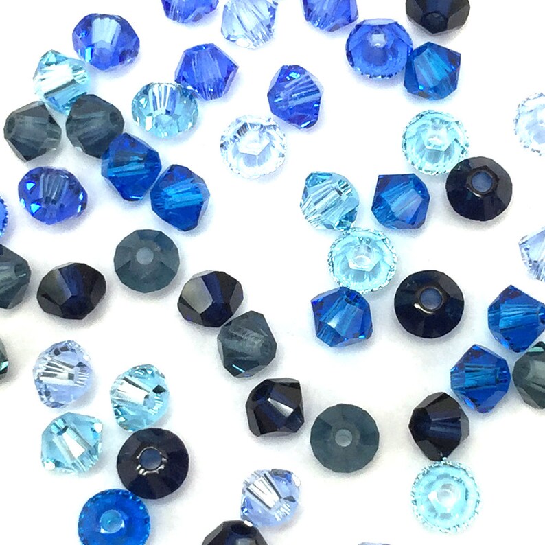 50 Pcs - Assorted Mixed Collection Genuine Swarovski 5328 XILION ...