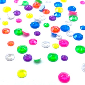 144 Mixed Sizes Swarovski 2088 XIRIUS Crystal Flatbacks Ss12 3mm Ss16 ...