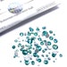 Swarovski 2058/2088 Crystal Flat Backs Rhinestones Nail Art BLUE Colors Mix ss5 , Ss7 , Ss9 ...