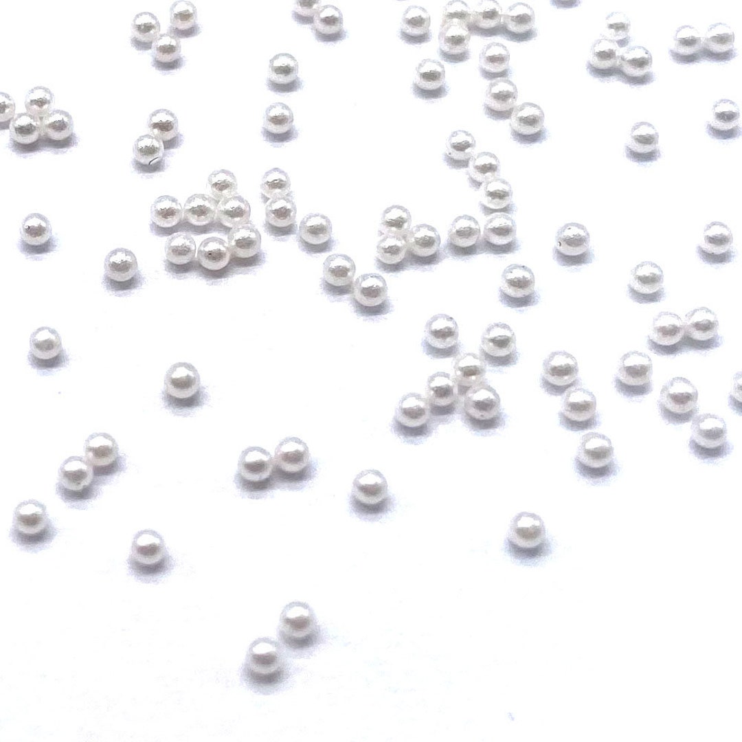 Crystal White (001 650) Genuine Swarovski 5809 1.5mm Very Tiny Pearls ...