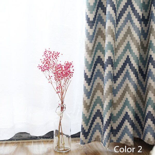 Chevron Curtains - Etsy