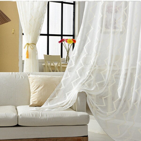 Chevron Curtains - Etsy