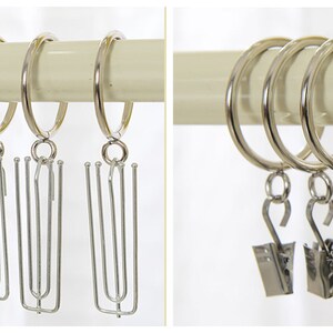 122 Bonus Metal Rod Rings in Black, Silver, Golden Colors. Metal ...