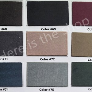 76 Colors. A Pair of Luxury Velvet Curtains Made to Order. Polyester ...