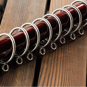 122 Bonus Metal Rod Rings in Black, Silver, Golden Colors. Metal ...