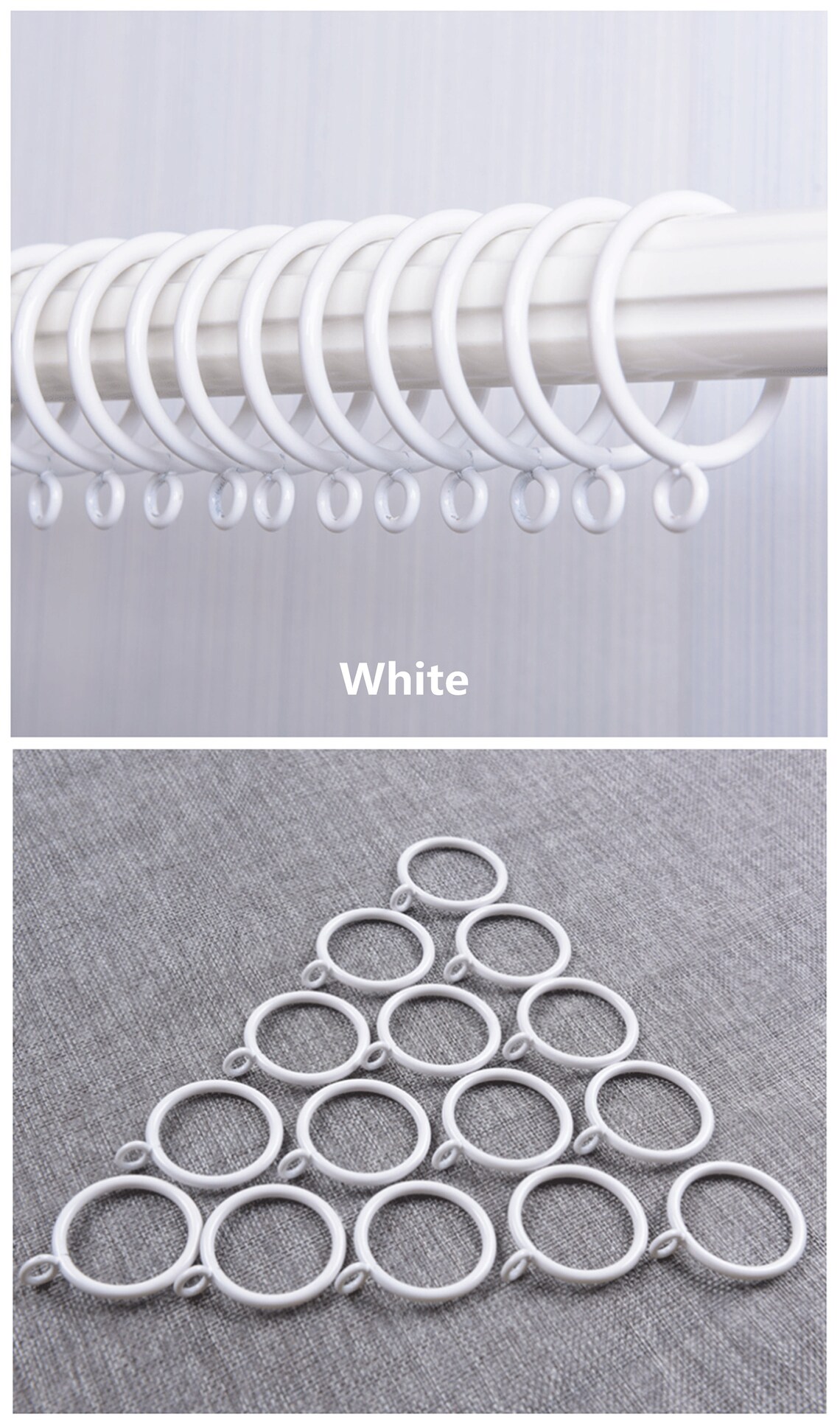 122 Bonus Metal Rod Rings in Black Silver Golden Colors. | Etsy