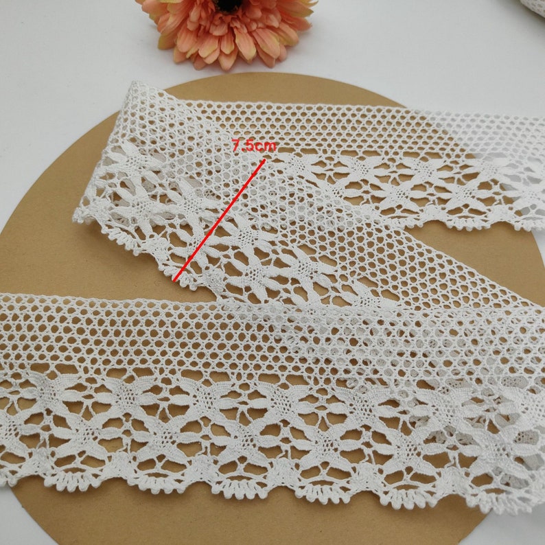 Cotton Lace Trim Crochet Lace Trim Lace Trim Cotton Lace - Etsy