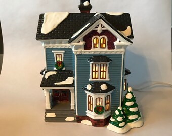 Ceramic Christmas Village - Etsy