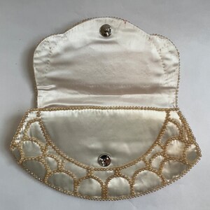 Signed Designed by Codette Clutch Evening Bag, Made in Japan, Ivory ...