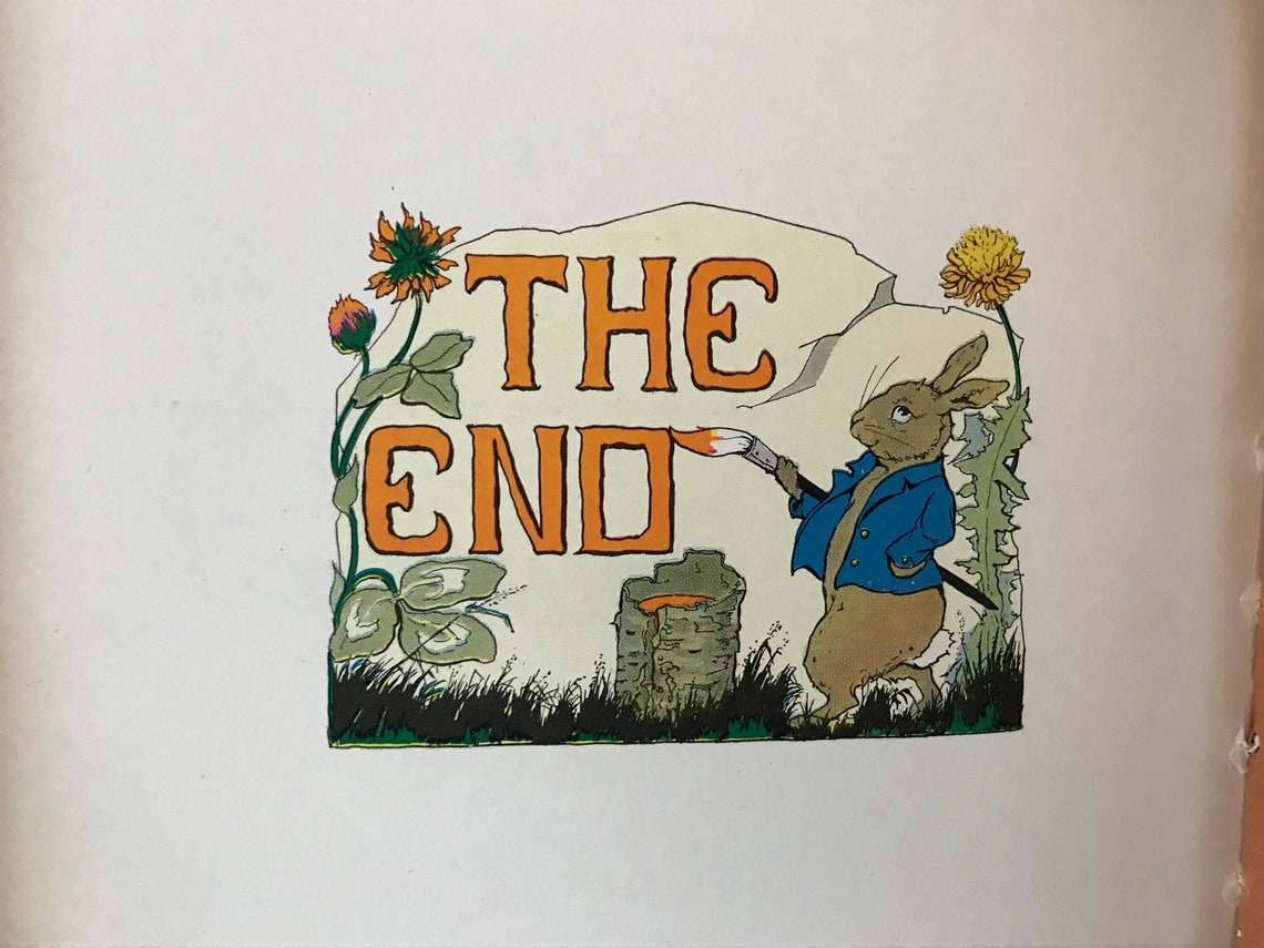 The Peter Rabbit Story Book by Beatrix Potter 100 Color - Etsy