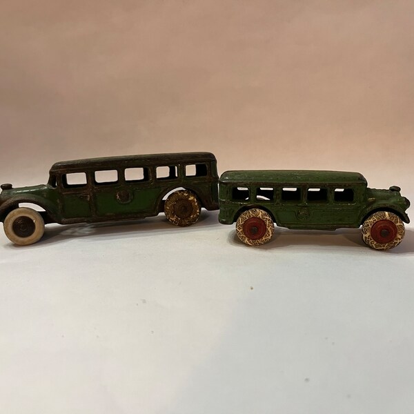 Arcade Cast Iron Bus - Etsy