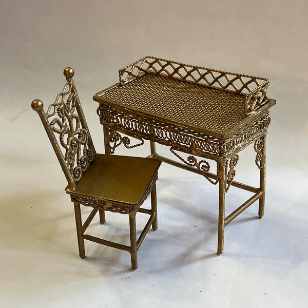 Victorian Wire Chair - Etsy