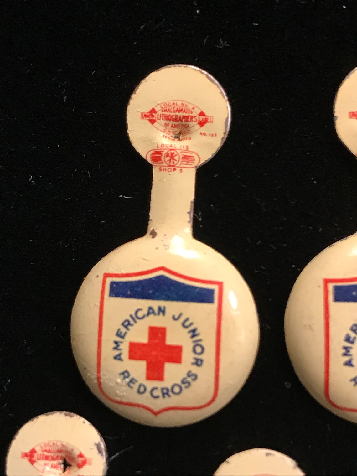 Four Metal American Junior Red Cross Buttons Children's - Etsy