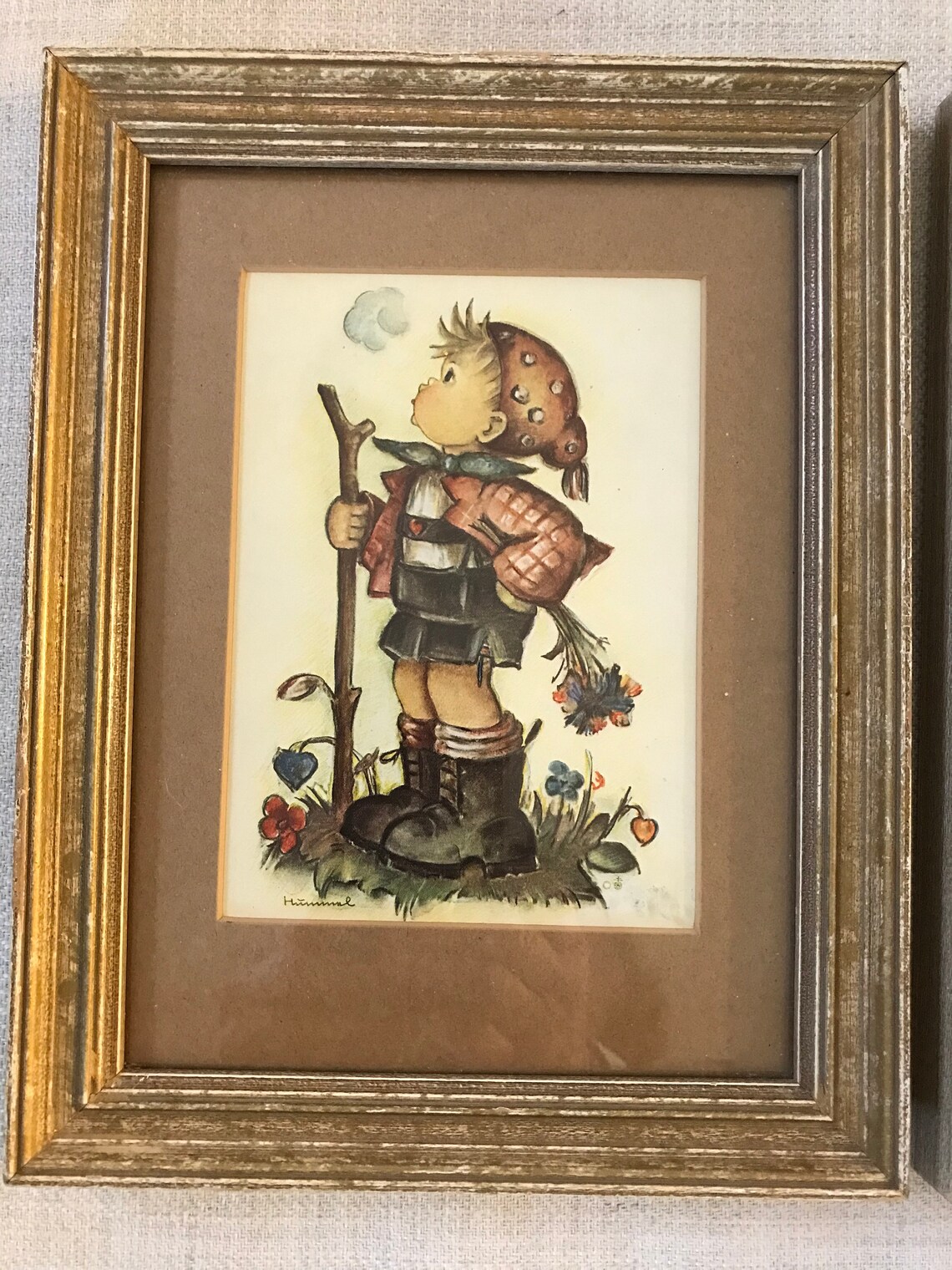 Three Framed Hummel Prints Circa 1960s Small Hummel Prints - Etsy