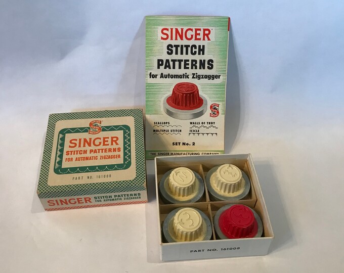 Singer Stitch Patterns for Automatic Zigzagger Set No. 2, Part No ...