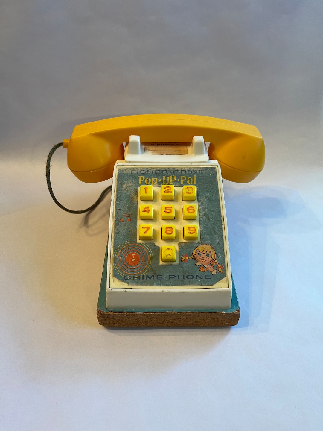 Fisher Price Pop up Pal Chime Phone, Play Push Button Telephone, 1968 ...