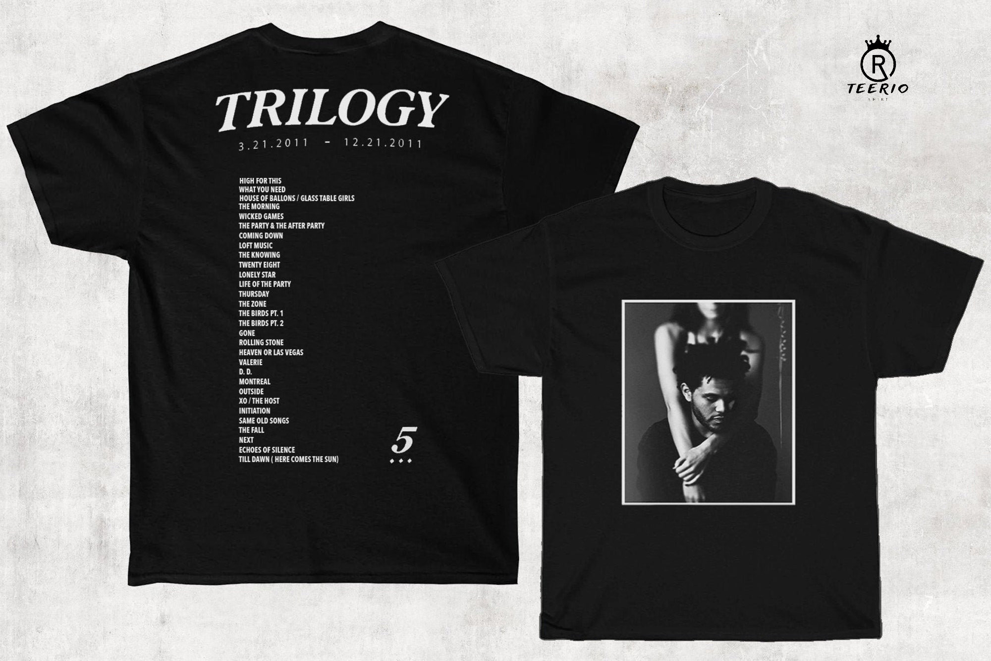 THE WEEKND TRILOGY Sweatshirt. Trilogy Sweater. The Weeknd Shirt ...