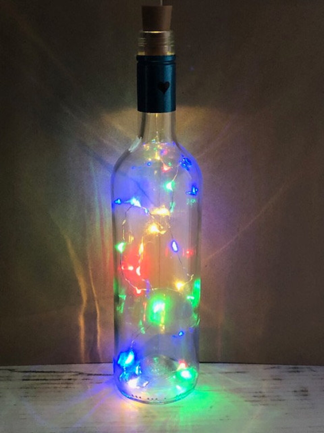 1 X LED String Bottle Cork Light Various Colours to Choose | Etsy