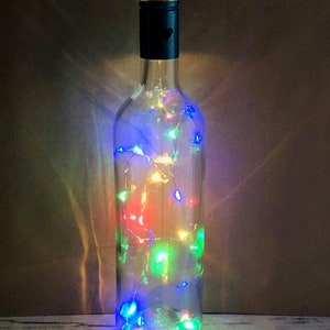 1 X LED String Bottle Cork Light Various Colours to Choose From bottle ...
