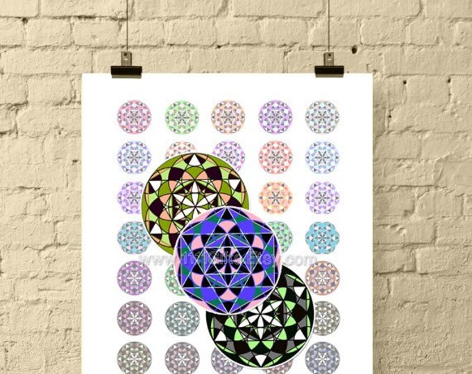 Jewish Star Flower of Life Pattern Octahedrons Star of David-sacred ...