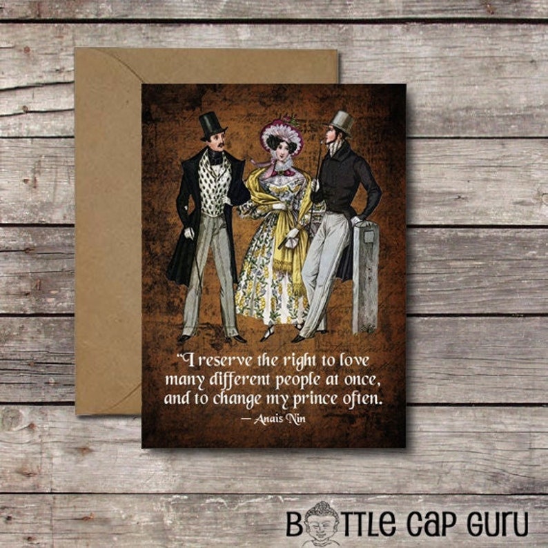 Polyamory Vintage Greeting Card / I Reserve the Right to Love Many ...