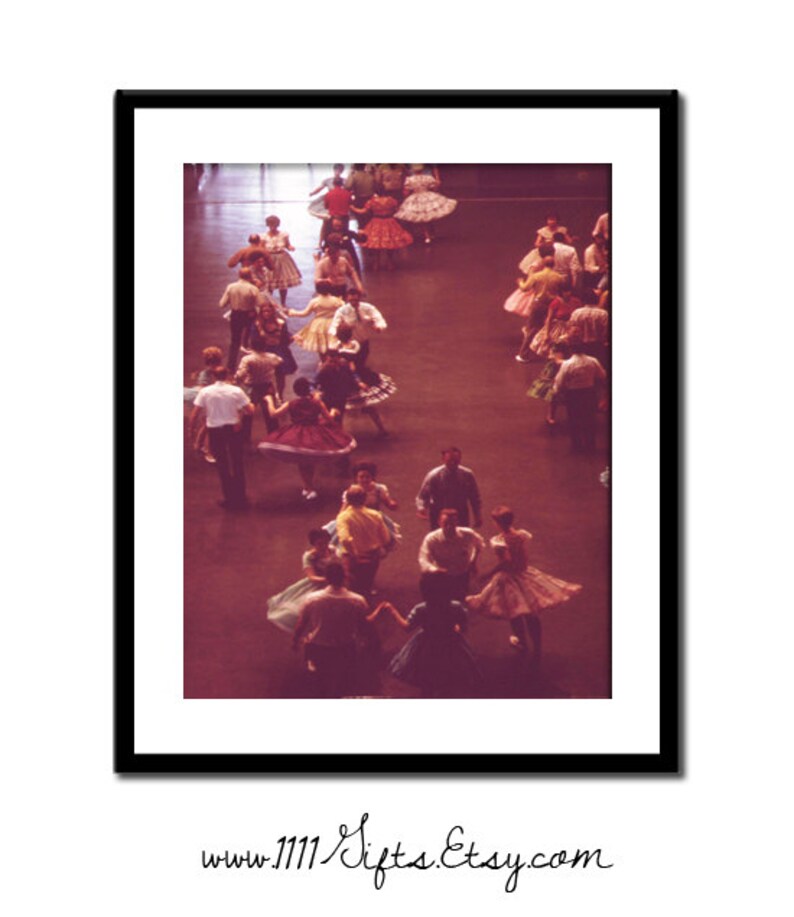 1973 Square Dancing Festival * Vintage Photography of Couples Dancing ...