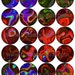 PSYCHEDELIC SWIRLS Digital Collage Sheet 1 Inch and 2 Inch - Etsy