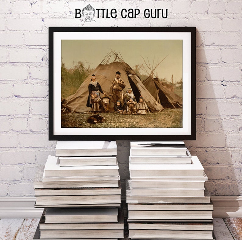 Sami Family Portrait in Norway 1900 / Printable Vintage Photography ...