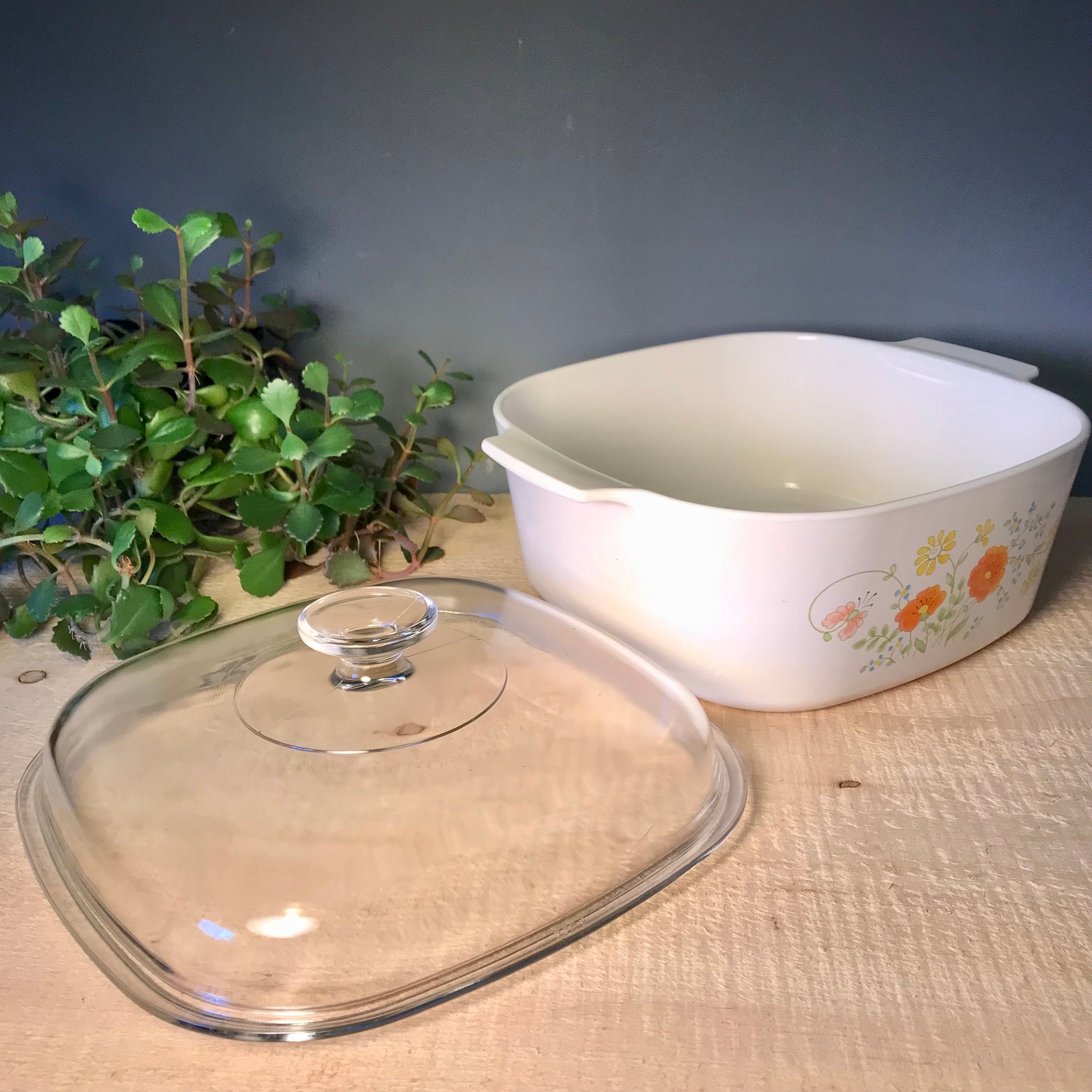Vintage Corningware Rare Wildflowers Pattern Lidded Casserole - Etsy