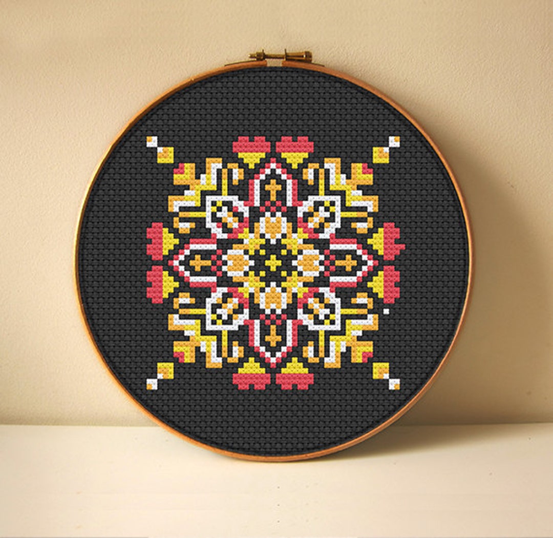 Geometric Pattern D01 Modern Cross Stitch Pattern - Etsy