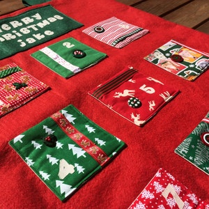 Festive Themed Fabric Christmas Advent Calendar With - Etsy