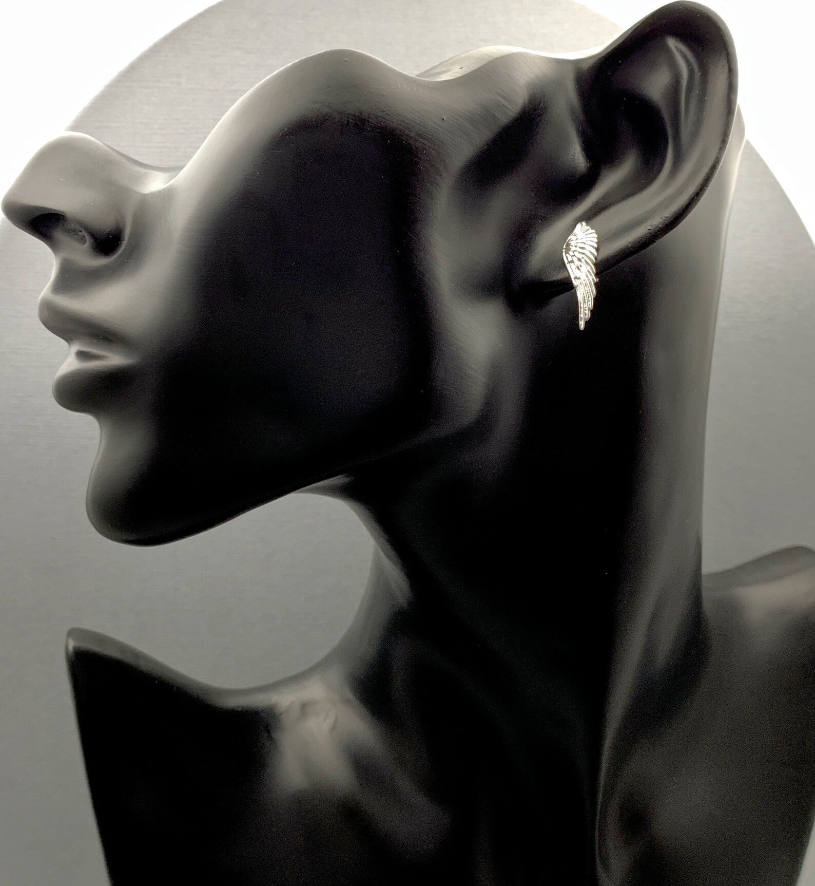 Angel Wing Climber/crawler/creeper Stud Silver Earrings - Etsy UK