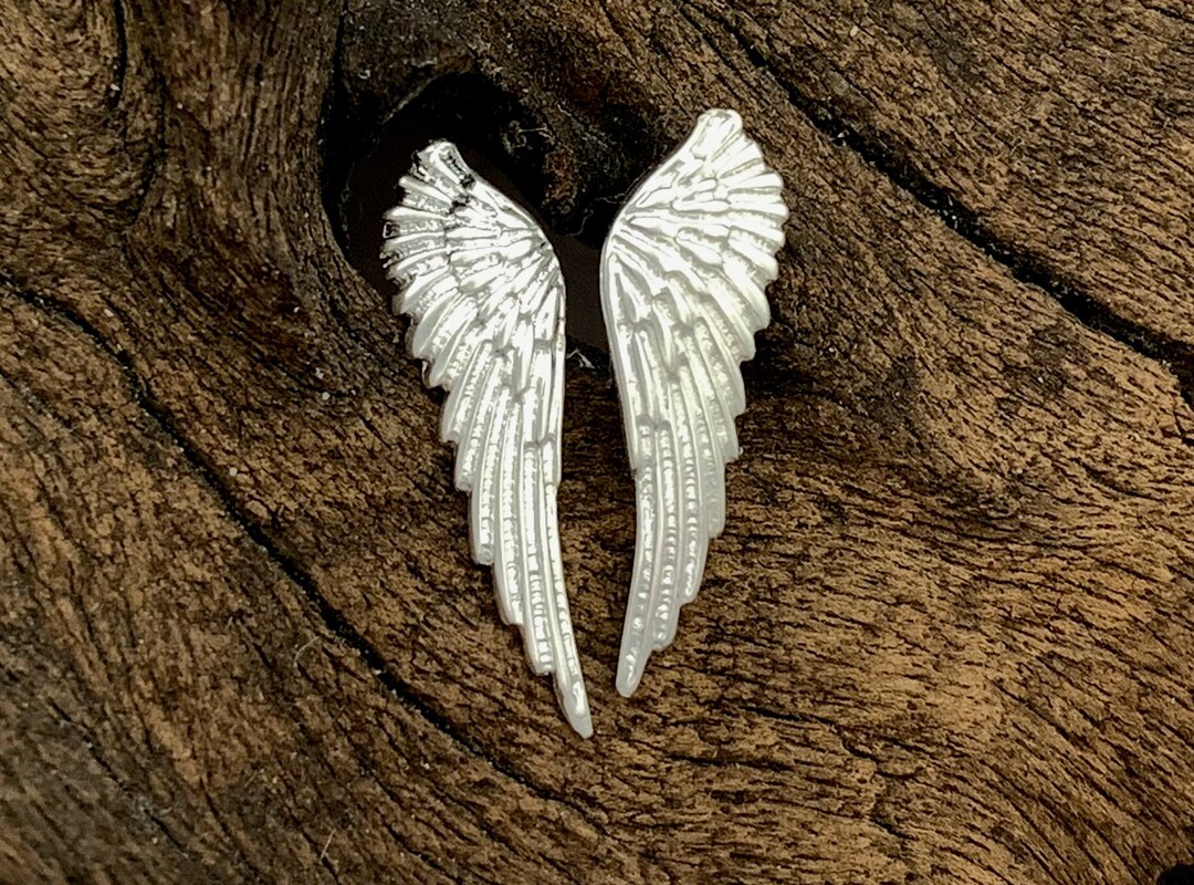 Angel Wing Climber/crawler/creeper Stud Silver Earrings - Etsy UK