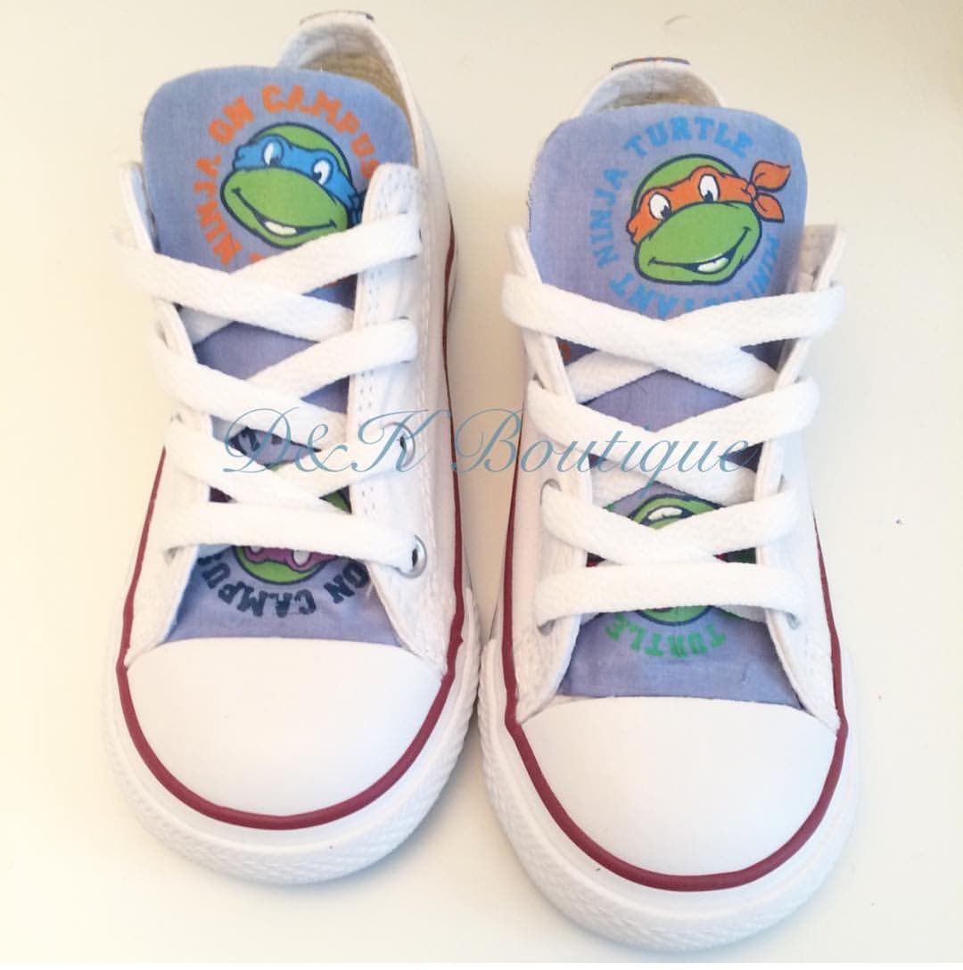 Boys TMNT Converse/ninja Turtles - Etsy