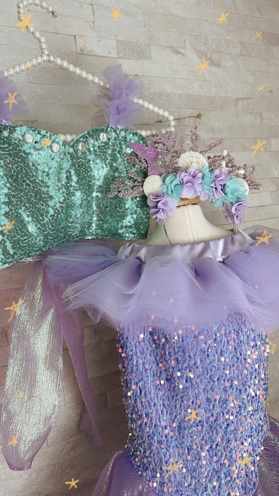 Mermaid Costume/mermaid Birthday Outfit - Etsy