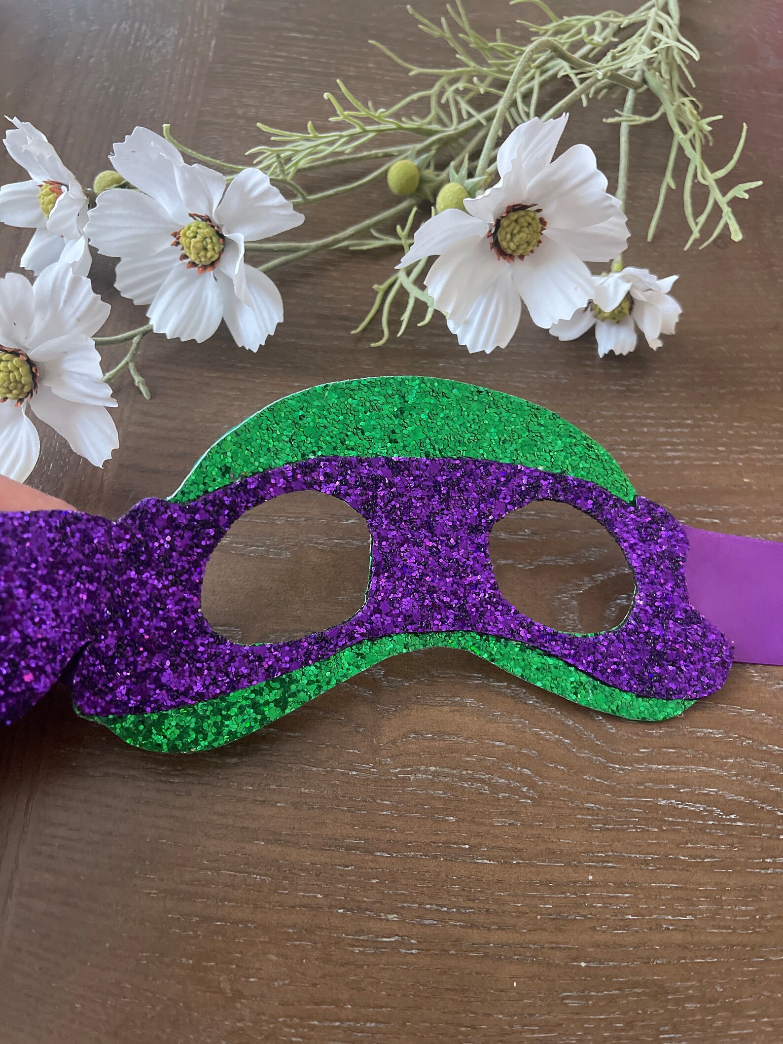 Ninja Turtle Donatello Mask/purple Mask - Etsy