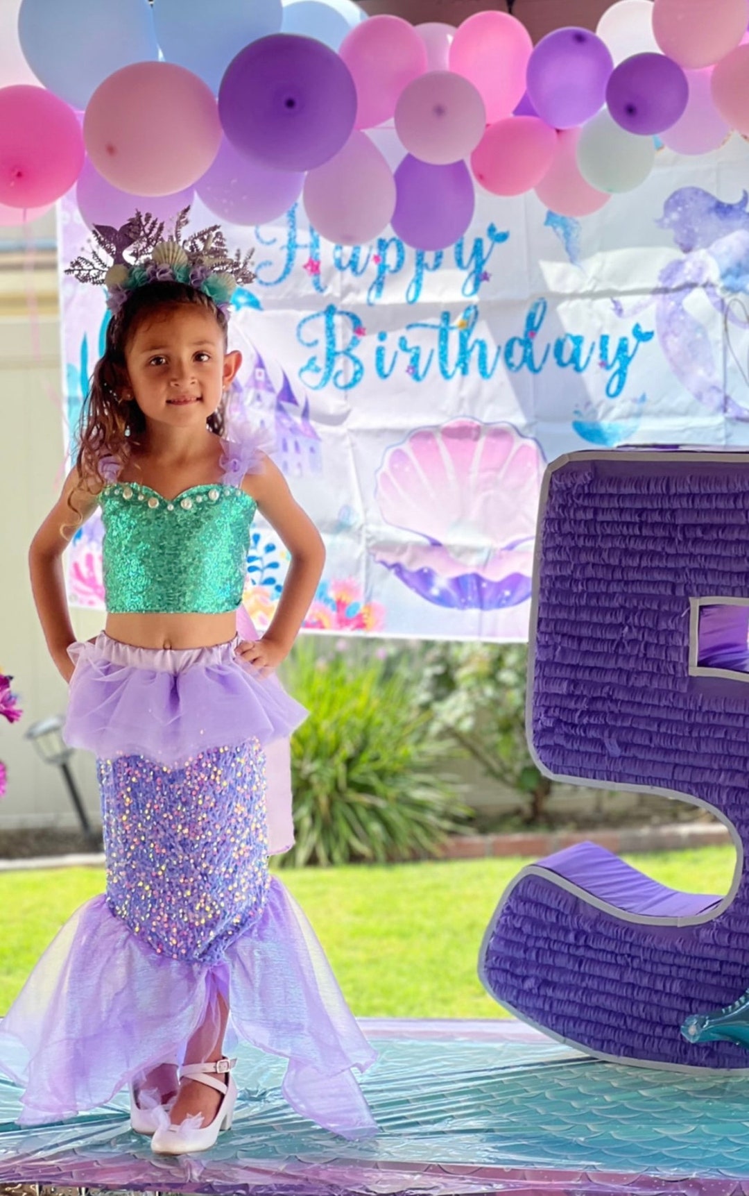 Mermaid Costume/mermaid Birthday Outfit - Etsy