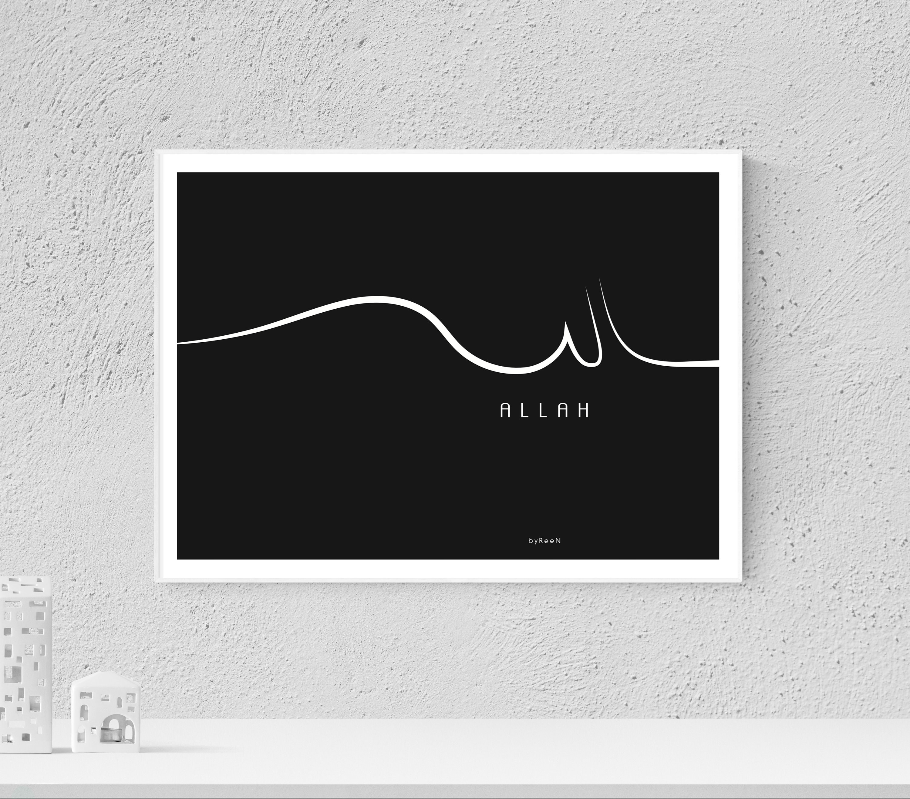ALLAH Wall Art Islamic Wall Art Islamic Art Islamic - Etsy