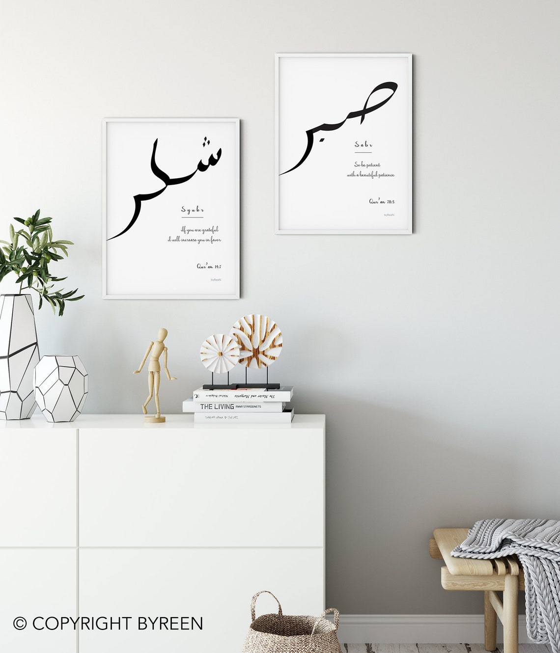 SABR Islamic Wall Art Islamic Poster Islamic Art - Etsy