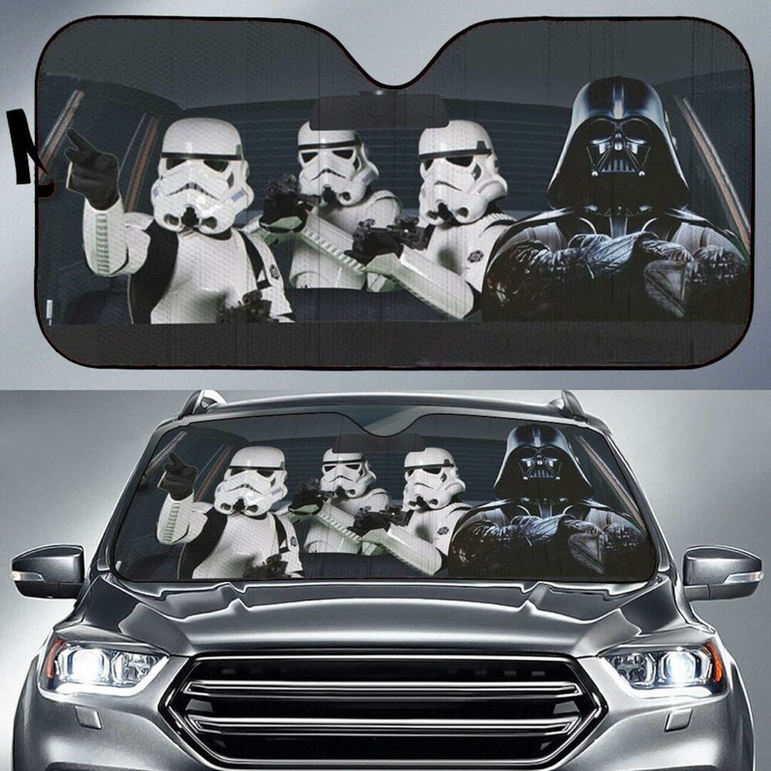 Star Wars Auto Car Sun Shade Auto Accessories, Movie Car Sunshade, Car ...