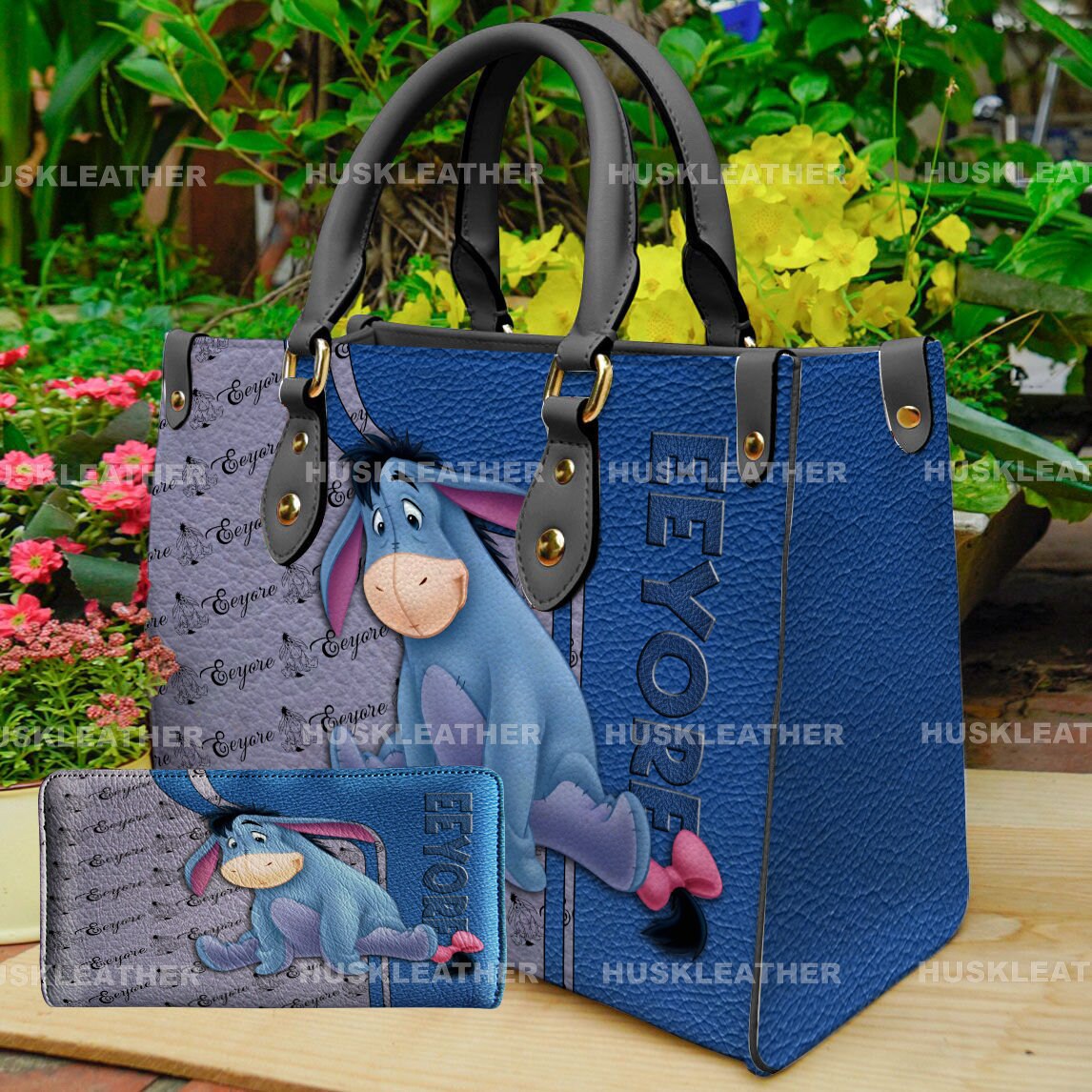 Personalized Eeyore Winnie the Pooh Cartoon Leather Bag Handbag,eeyore ...