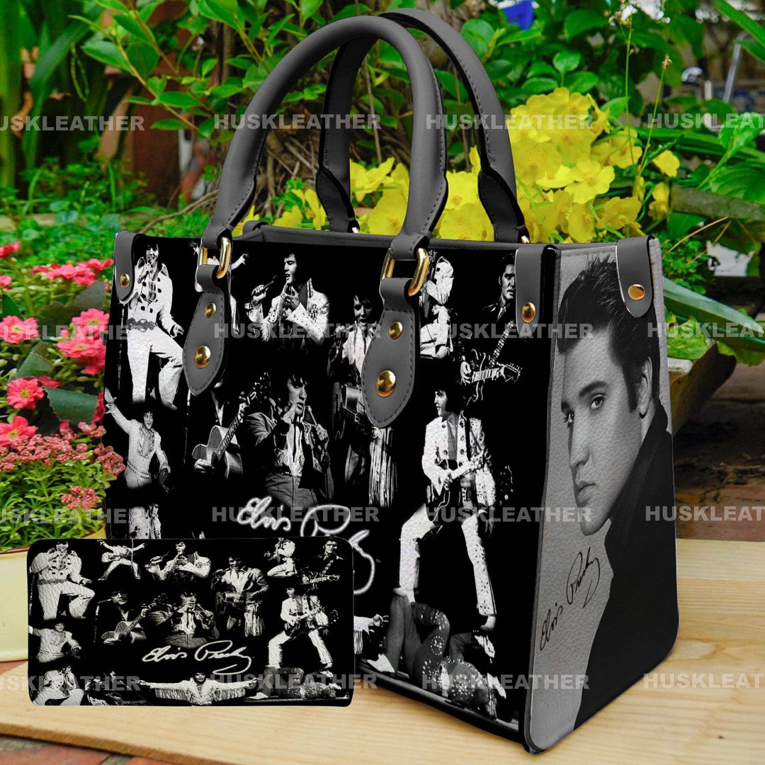 Elvis Presley Music Women Leather Handbag,elvis Presley Lover Handbag ...