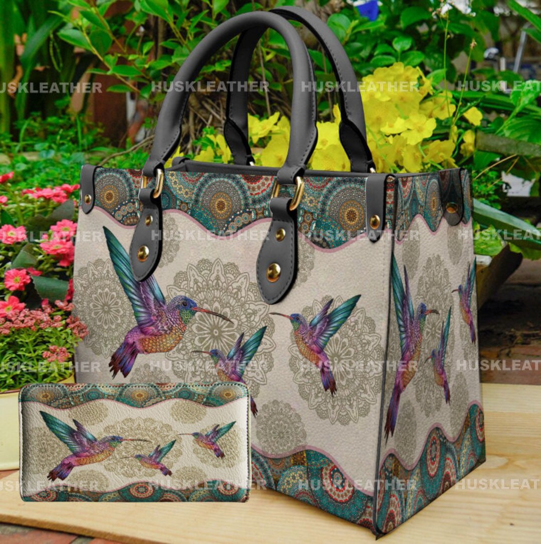 Hummingbird Leather Bag Hand Bag,hummingbird Women Handbag,custom ...